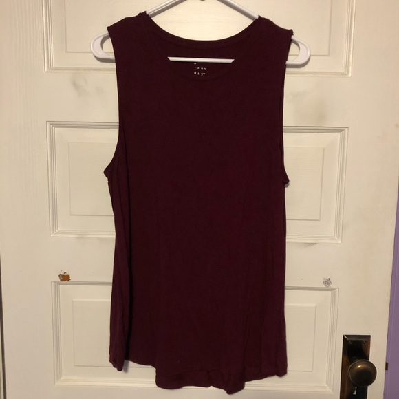 a new day | Tops | Maroon Tank Top | Poshmark